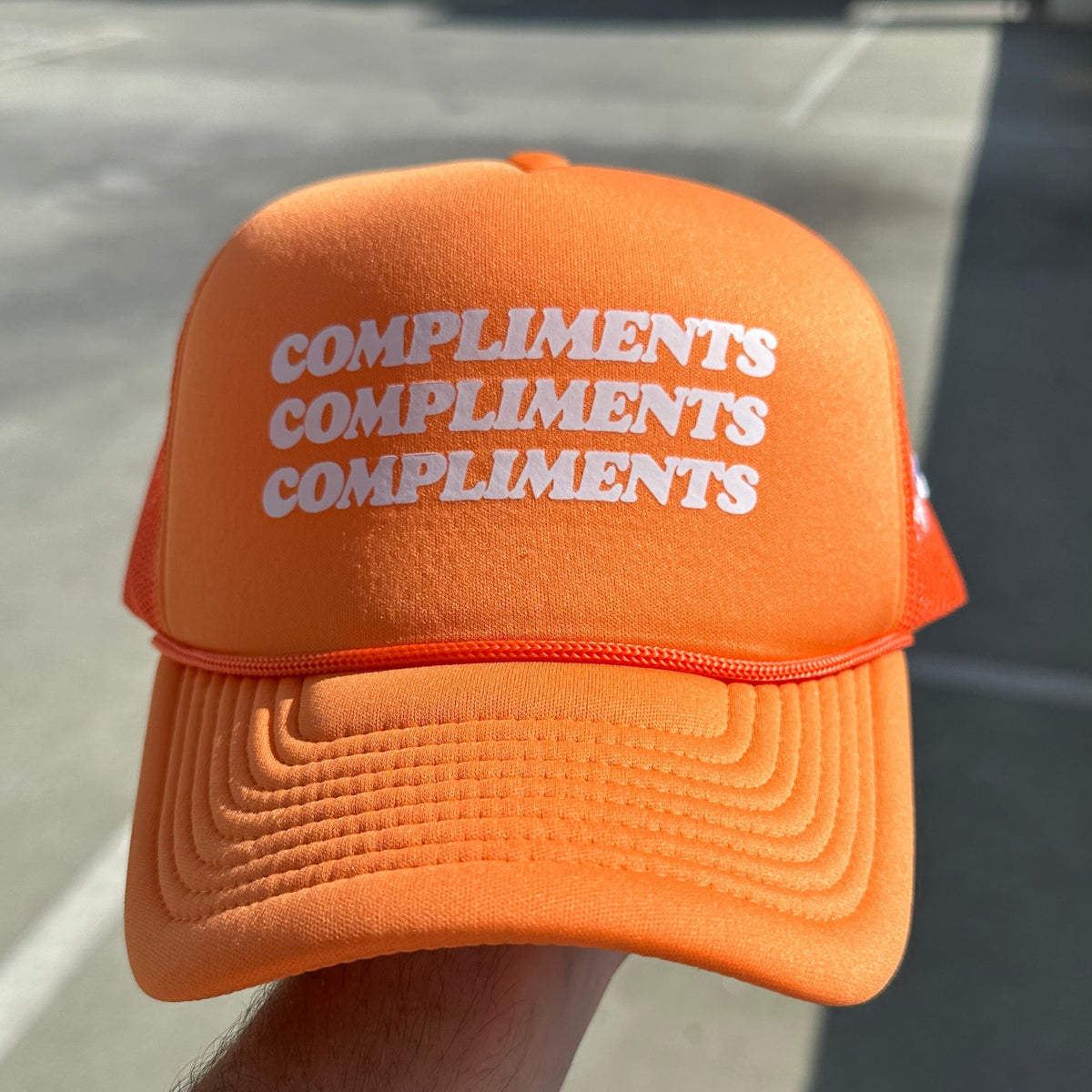 Compliments Orange 🦞 Trucker – HN Shop