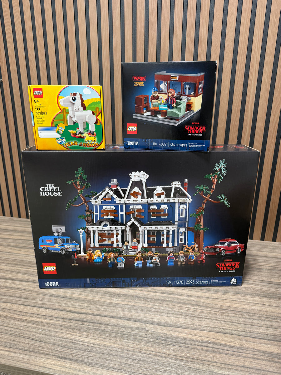 Lego Creel House with GWP WSQK Radio Station – HN Shop