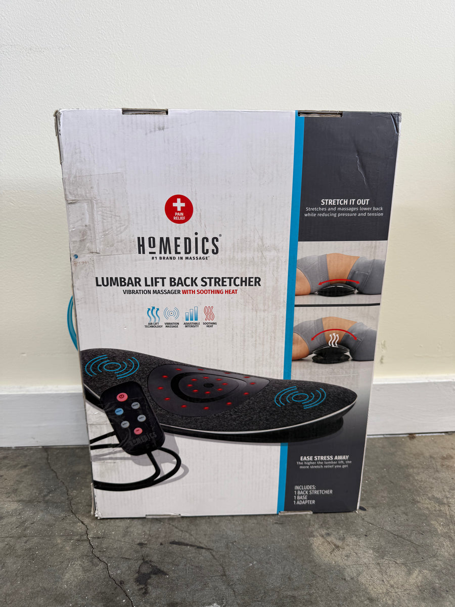 Homedics Lumbar Lift Lower Back Stretcher and Massager – HN Shop