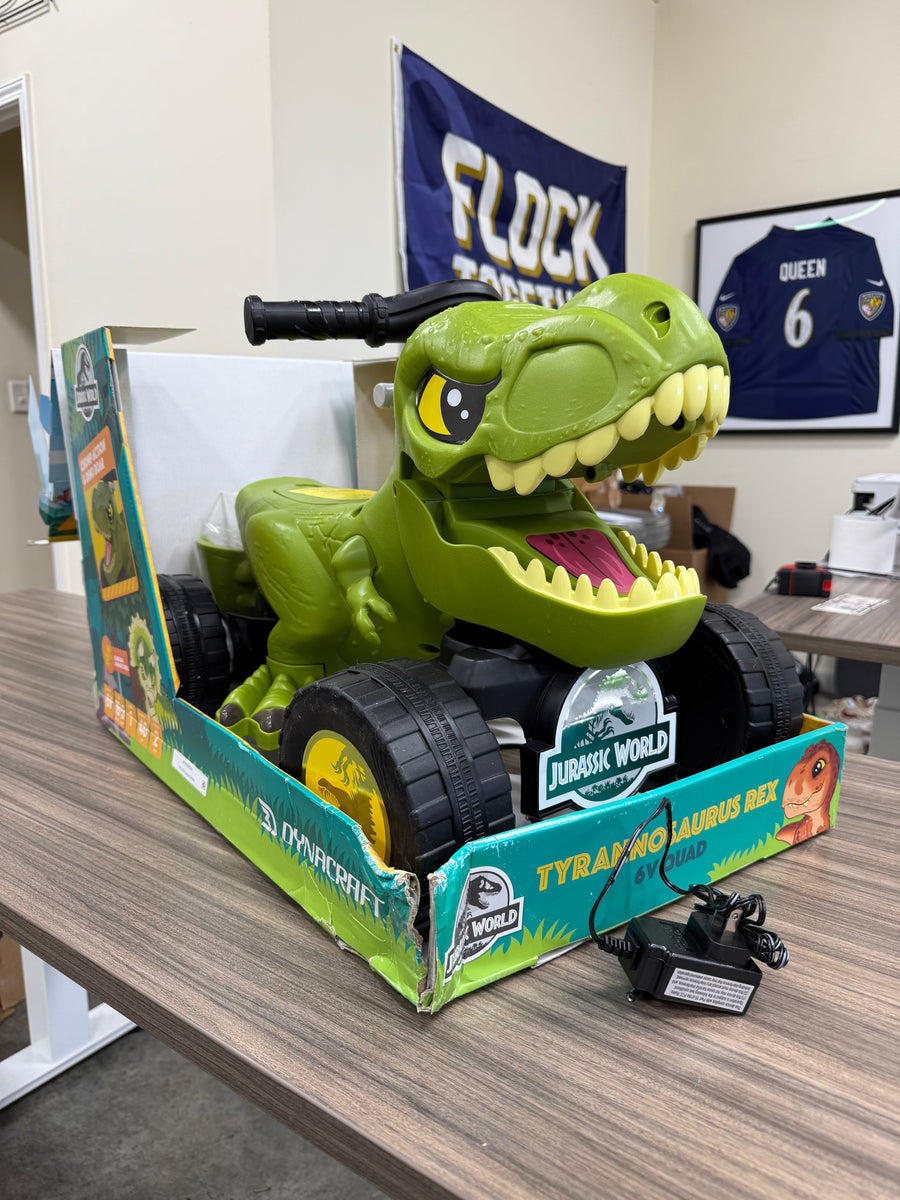 Jurassic World T-Rex Quad with Interactive Play Features – HN Shop