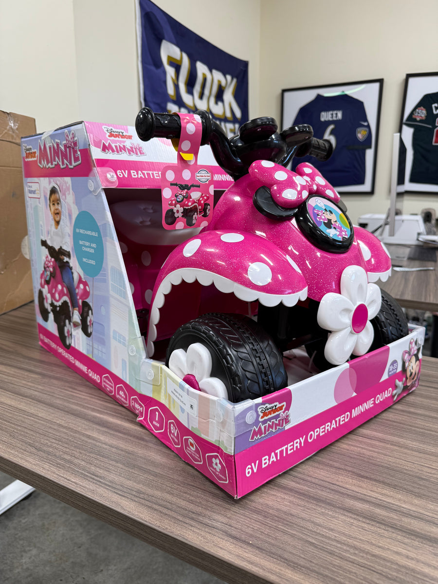 6V Minnie Mouse Quad, Battery Powered Ride-on – HN Shop