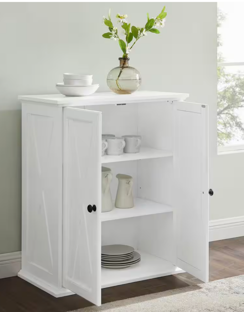 Clifton Distressed White Stackable Pantry – HN Shop
